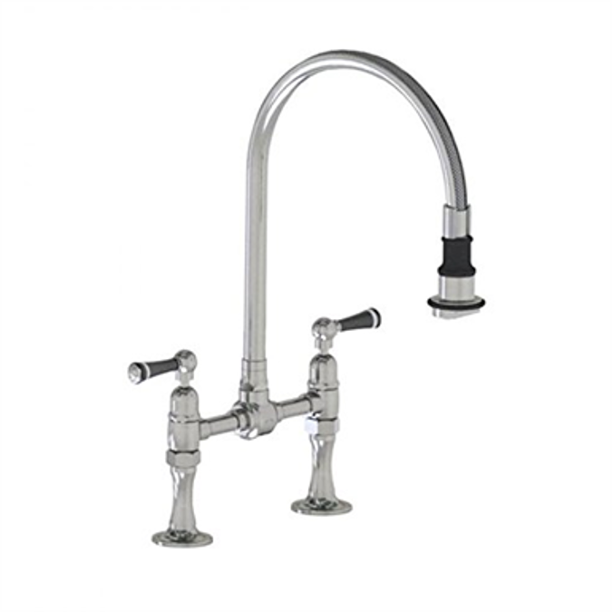 BIM objects - Free download! Jaclo 1015-W-BSS Pull-Off Spray Faucet ...