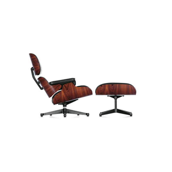 BIM objects - Free download! Lounge Chair & Ottoman | BIMobject