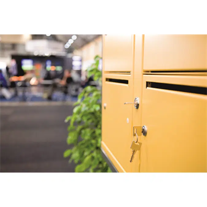 BIM objects - Free download! Mailbox typ 1 double section 12 boxes ...