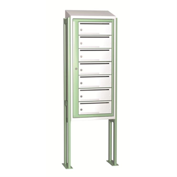 BIM objects - Free download! Legs for boxes typ 1 and typ 3, high 4, 5 ...