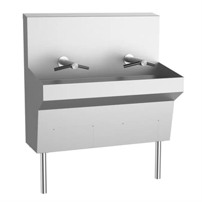 BIM objects - Free download! Wall Mounted Sink Featuring Dyson Air ...