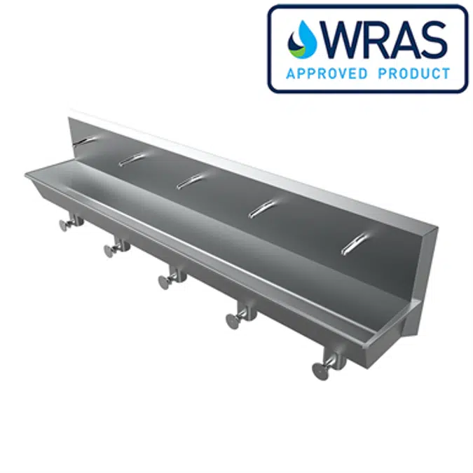 BIM objects - Free download! Basin Mounted Sink Knee Push | BIMobject