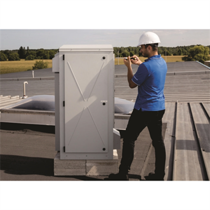 BIM objects - Free download! Condair RS-OC - Electric Steam Outdoor ...