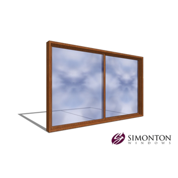 BIM objects - Free download! Reflections® 5500 Series Slider Window ...
