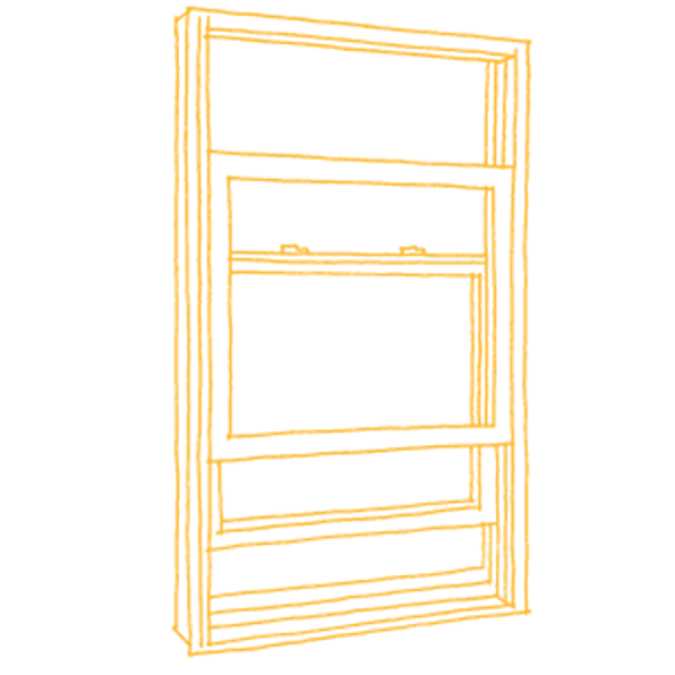 BIM objects - Free download! Double Hung Window 3500 Series | BIMobject