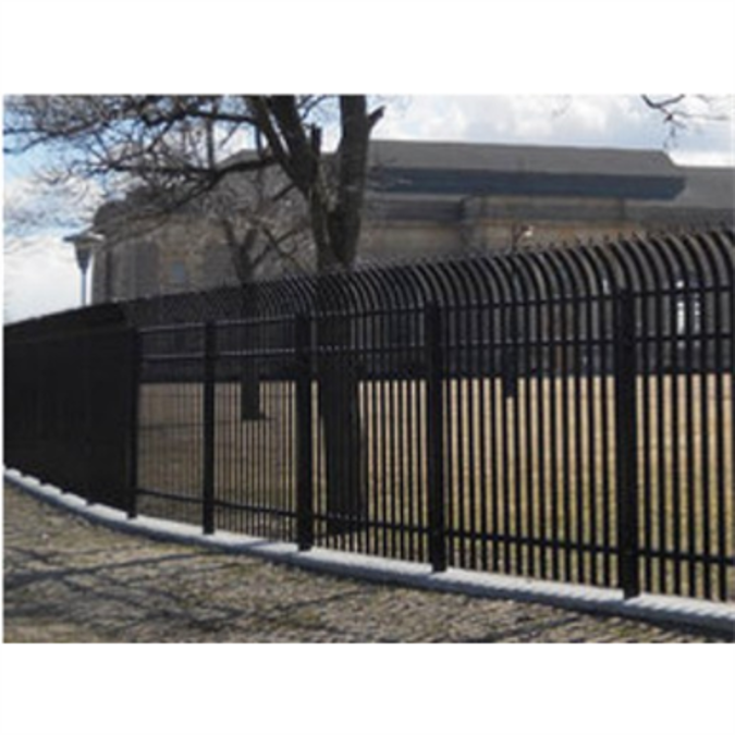 BIM objects - Free download! Impasse II® High Security Steel Fence ...