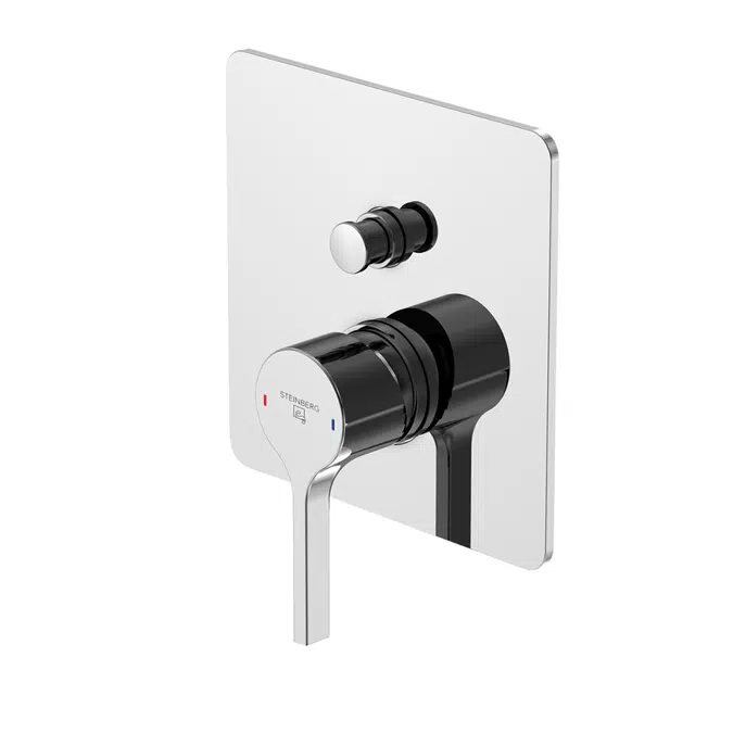 Objetos BIM - ¡Descarga gratis! Series 230 Finish set for single lever bath/shower mixer, with ...