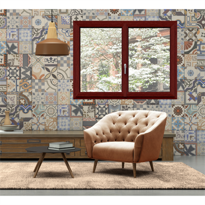 BIM objects - Free download! Double Casement Window - IN'ALPHA 70 - OF2 ...