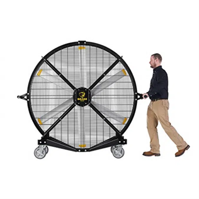 BIM objects - Free download! Big Ass Fans Black Jack 6-Ft Indoor ...