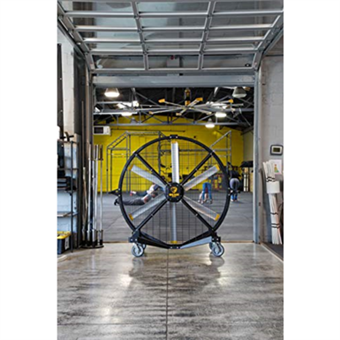 BIM objects - Free download! Big Ass Fans Black Jack 6-Ft Indoor ...