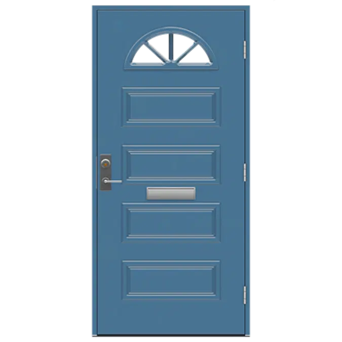 BIM objects - Free download! Exterior Door Classic HÄNDEL - SBD Burglary Resistant (Outswing ...