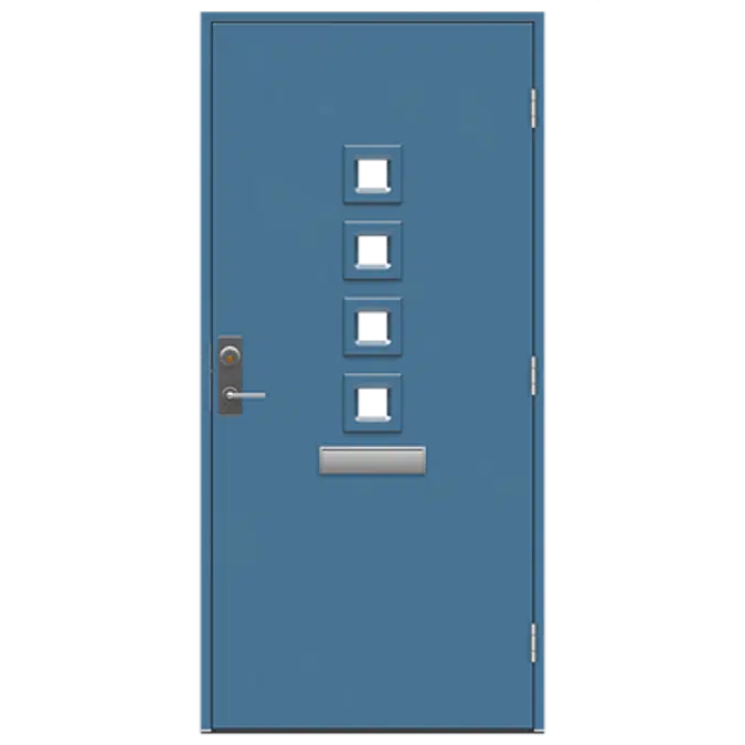 BIM objects - Free download! Exterior Door Function MICHIGAN - SBD ...