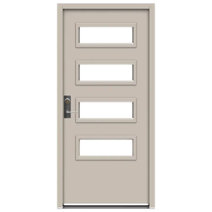 BIM objects - Free download! Exterior Door Function ELBE - SBD Burglary ...