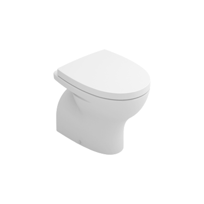 BIM objects - Free download! POP toilet w/ horizontal outlet - floor ...
