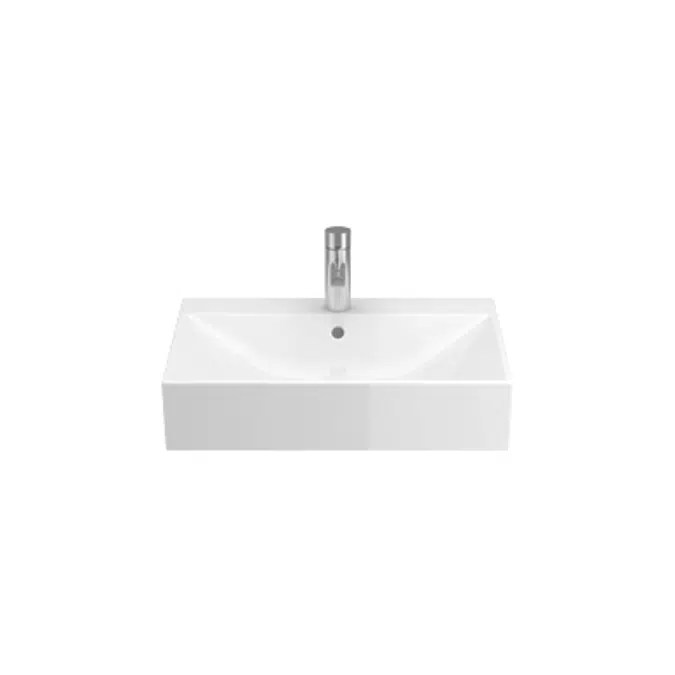 BIM objects - Free download! ALBUS 605 countertop washbasin (w/ central ...