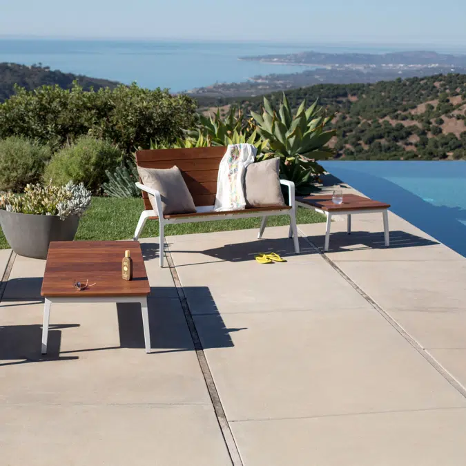 BIM objects - Free download! Vaya Bench | BIMobject