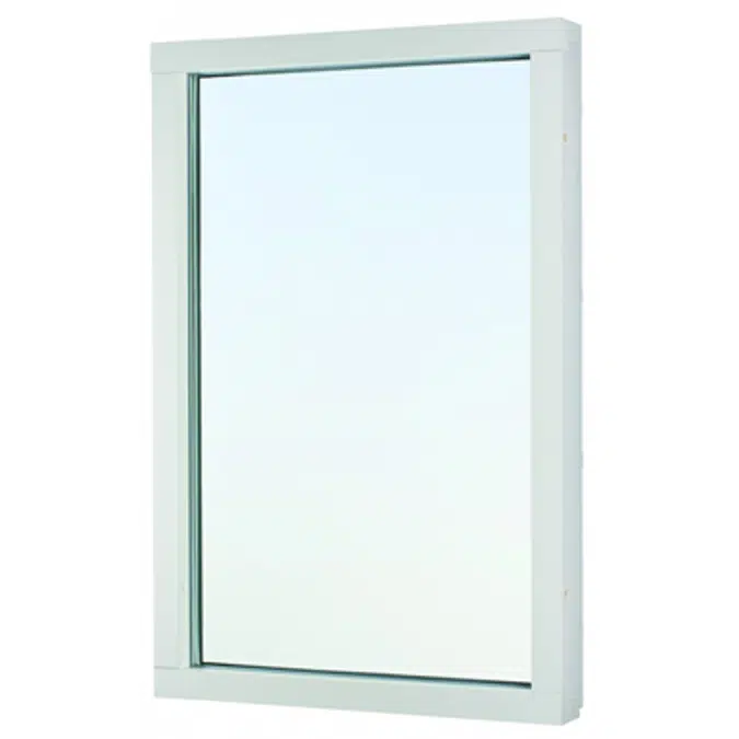 BIM objects - Free download! Fixed window single sash | BIMobject