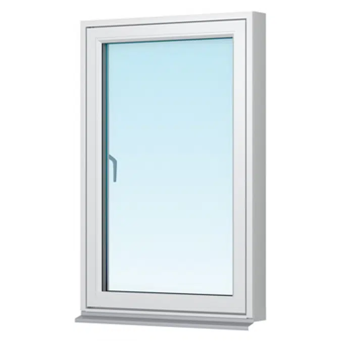 BIM objects - Free download! Sidehung window single sash | BIMobject
