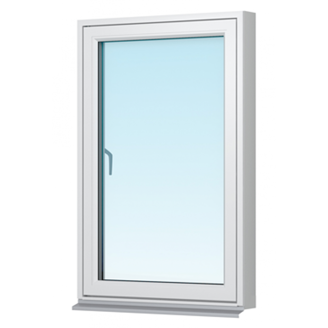 Objetos BIM - Download gratuito! Sidehung window single sash | BIMobject