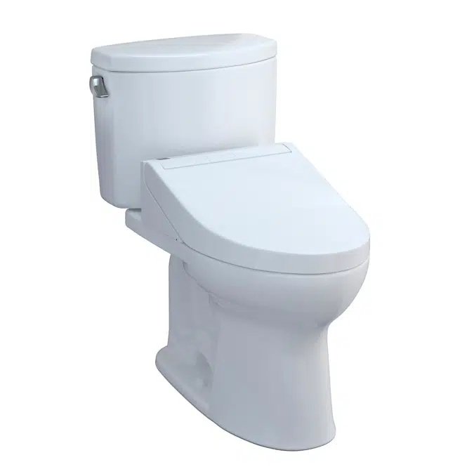 BIM objects - Free download! Drake® II WASHLET®+ C5 Two-Piece Toilet ...