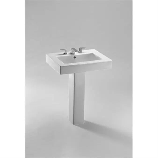 BIM objects - Free download! Pedestal Lavatory, 19-5/16W x 11-5/8"D ...