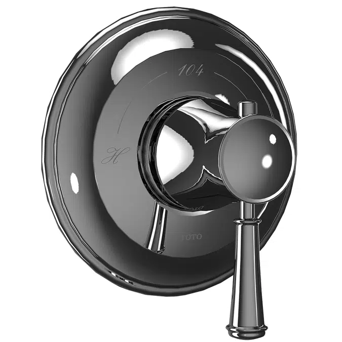 BIM objects - Free download! Vivian™ Thermostatic Mixing Valve Trim ...