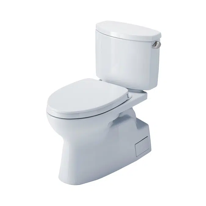 BIM objects - Free download! Vespin® II Two-Piece Toilet, Elongated ...