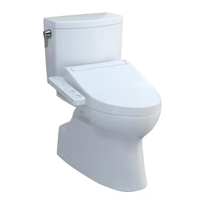 BIM objects - Free download! Vespin® II 1G WASHLET®+ C2 Two-Piece ...