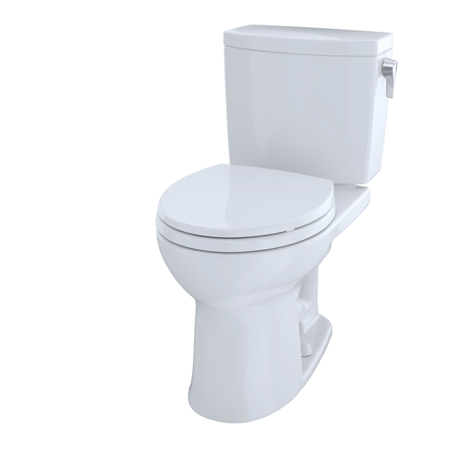BIM objects - Free download! Drake® II Two-Piece Toilet, Round Bowl, 1. ...