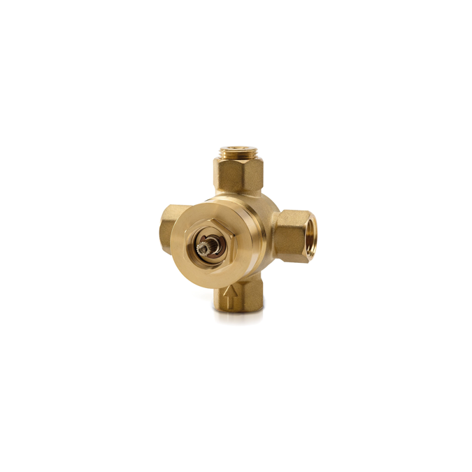 BIM-objekt - Gratis nedladdning! Two-Way Diverter Valve with Off ...