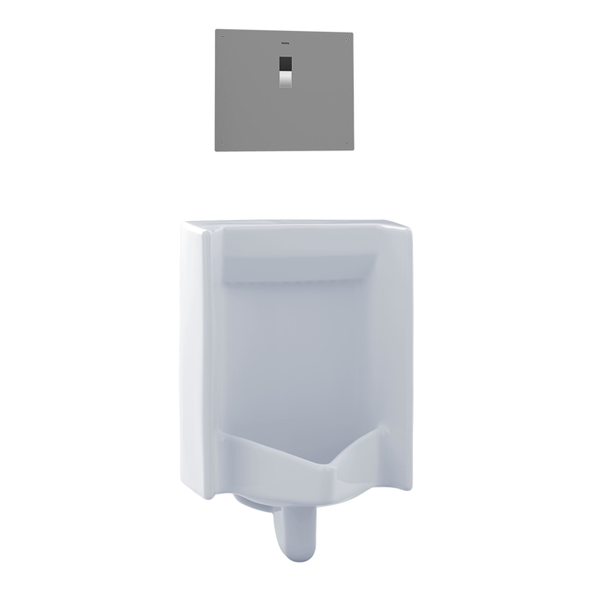 BIM objects - Free download! Commercial Washout High Efficiency Urinal ...