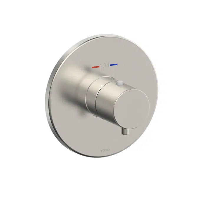 BIM objects - Free download! Thermostatic Mixing Valve Trim - Round ...