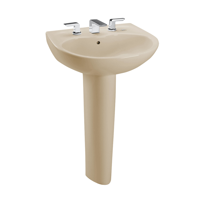 BIM objects - Free download! Supreme® Pedestal Lavatory | BIMobject
