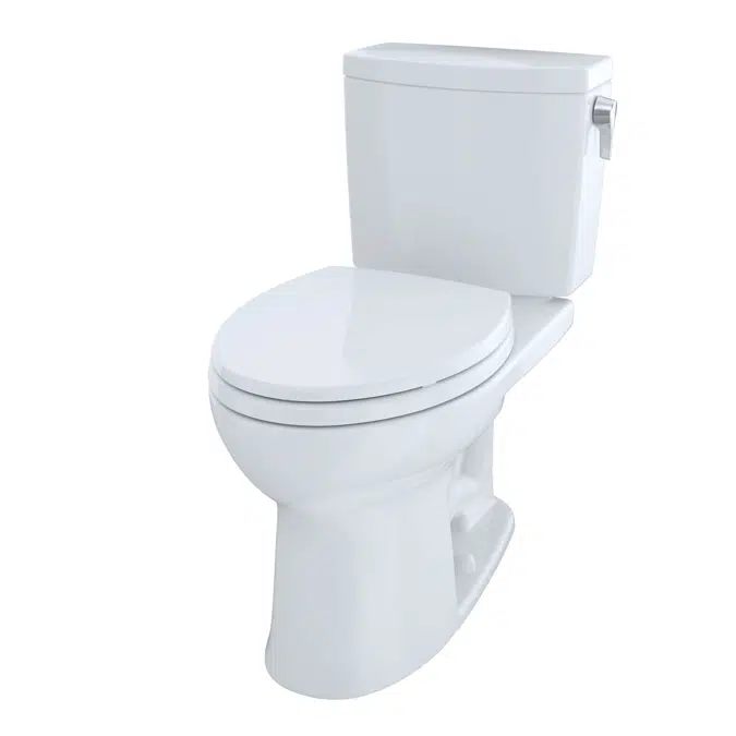 BIM objects - Free download! Drake® II 1G Two-Piece Toilet, Elongated ...