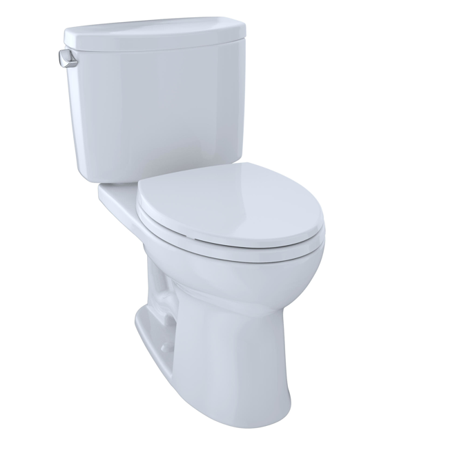 BIM objects - Free download! Drake® II Two-Piece Toilet, 1.28 GPF ...