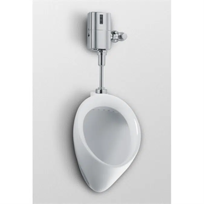 BIM objects - Free download! Low Consumption Urinal, Compact Wall Mount ...