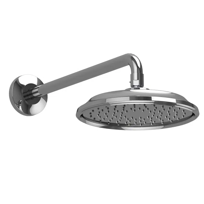BIM objects - Free download! Classic Series Aero Rain Shower 8" - 2.5 ...