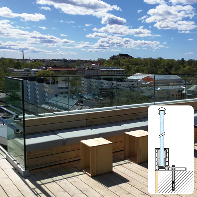 Objets BIM - Téléchargement gratuit ! [Floor Mount] Q-railing Easy ...