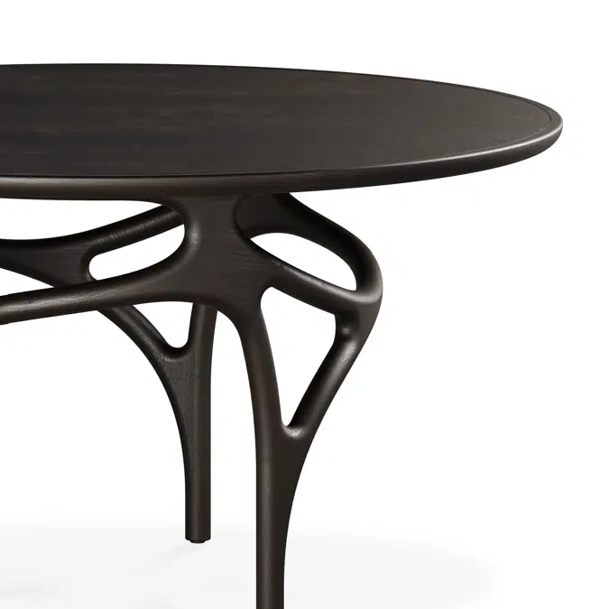 BIM objects - Free download! Cena dining table - varnished teak - dark ...