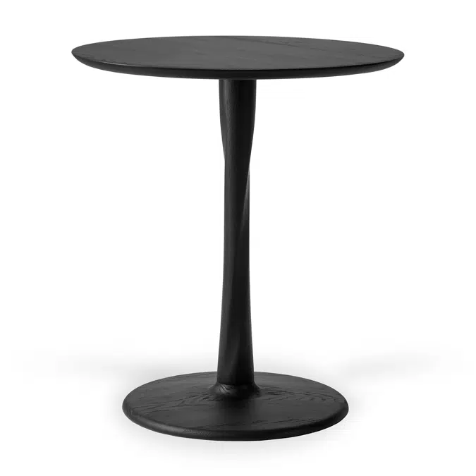 BIM objects - Free download! Torsion table - varnished oak - black ...