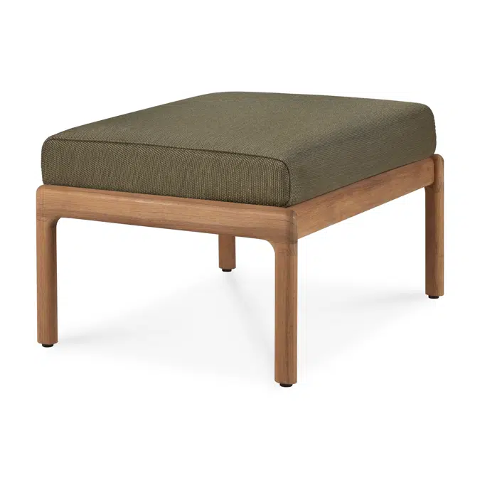 BIM objects - Free download! Jack outdoor footstool - teak - Green ...