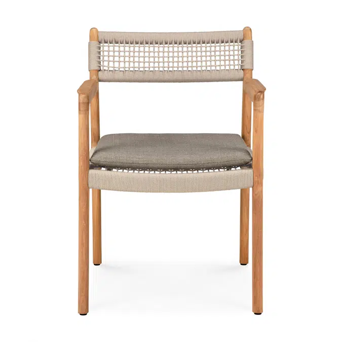 Objetos BIM - ¡Descarga gratis! Jack Woven outdoor dining chair - teak ...