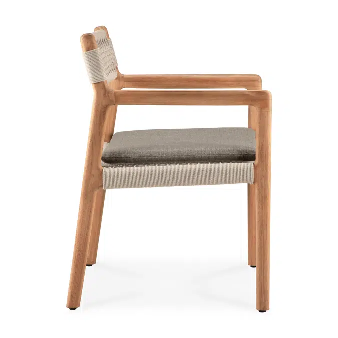 Objetos BIM - ¡Descarga gratis! Jack Woven outdoor dining chair - teak ...