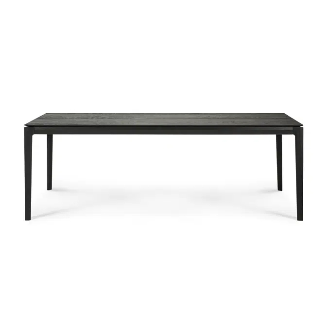 BIM objects - Free download! Bok table - varnished oak - black ...