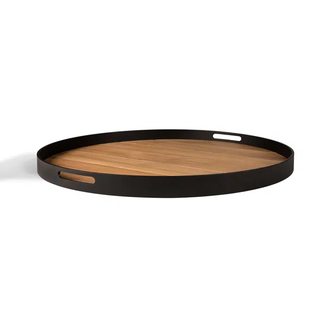 BIM objects - Free download! Core outdoor tray - teak - round - L - 61 ...