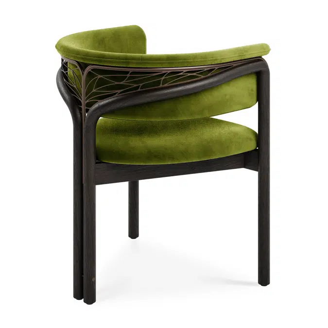 BIM objects - Free download! Volita dining chair - varnished teak ...