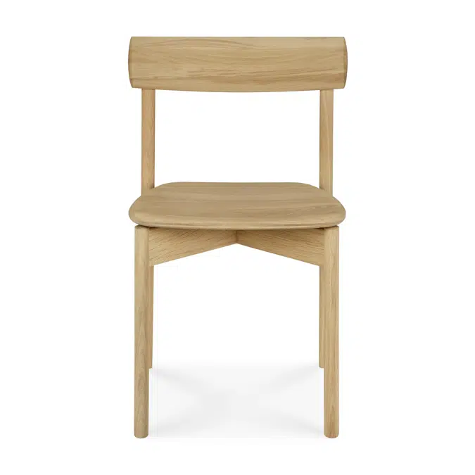 BIM objects - Free download! Risu chair - varnished oak - 48x48x77 cm ...