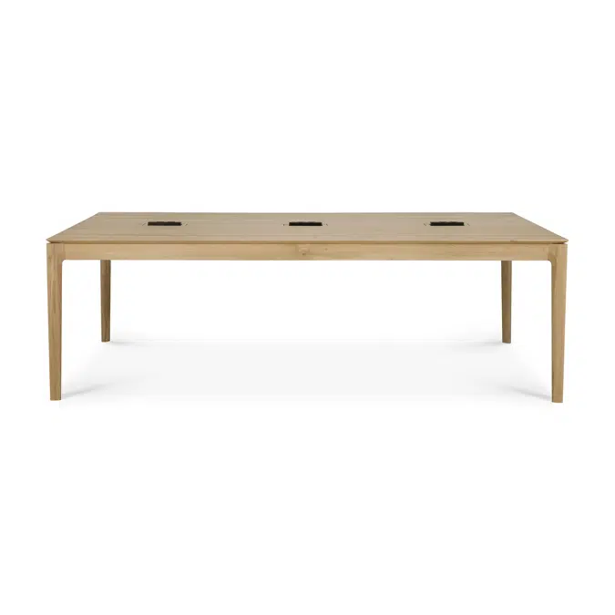 BIM objects - Free download! Bok cowork desk - varnished oak ...