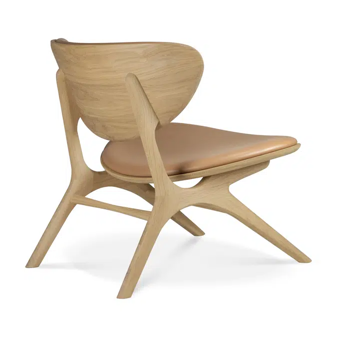 BIM objects - Free download! Eye lounge chair - varnished oak - Sienna ...