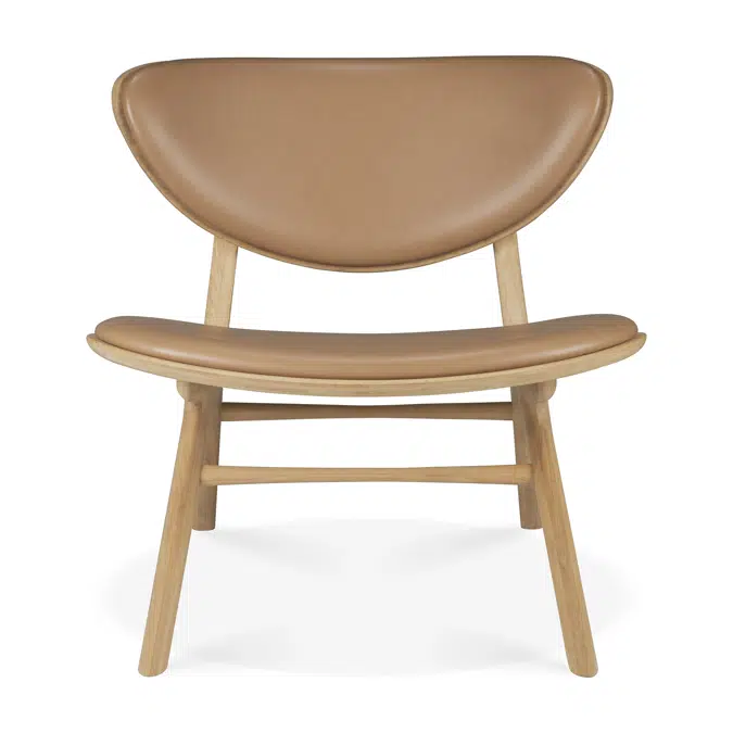 BIM objects - Free download! Eye lounge chair - varnished oak - Sienna ...